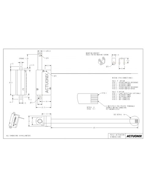 Micro Linear Servo Pq12 R