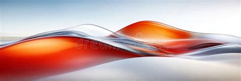 Abstract Background With Flowing Orange And Gray Waves Creating A Dynamic And Modern Aesthetic