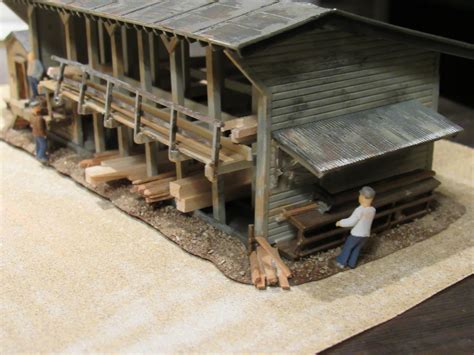Lumber Yard And Office Kit Ho Scale Model Railroad Building 750