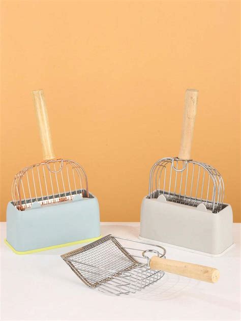 Metal Cat Litter Scoop Accessory For Indoor Cats Heavy Duty Litter