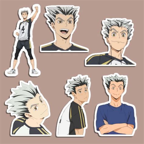 Jual Sticker Anime Haikyuu Shoyo Hinata Kageyama Tobio Kenma Kuro