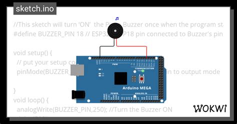 Buzzer Test Wokwi Esp32 Stm32 Arduino Simulator