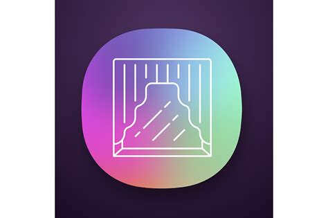 Swag Over Window App Icon Outline Icons ~ Creative Market