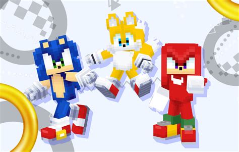 Team Sonic Minecraft Sonic Dlc Custom By Shaneelerizo On Deviantart