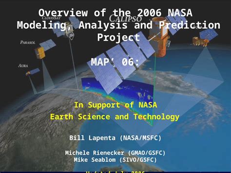 Ppt Overview Of The 2006 Nasa Modeling Analysis And Prediction