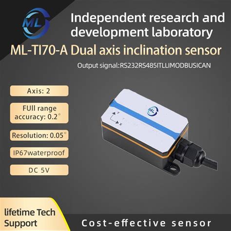 Photovoltaic Tracking RTU Modbus Protocol Digital Output Biaxial Tilt Sensor Super Cost