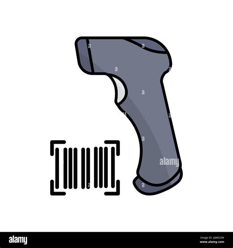 Scanner Icon Icon Related To Electronic Technology Lineal Color Icon