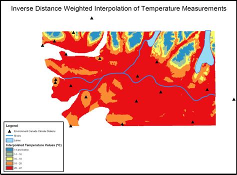 Methodology Interpolation Accuracy In Predicting Monthly Mean Air