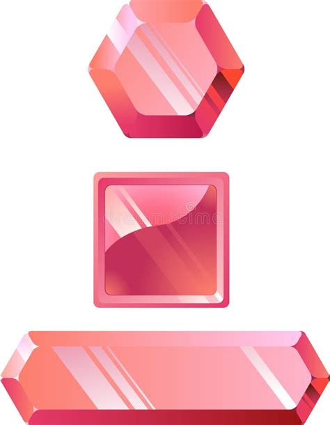 Shiny Buttons Stock Vector Illustration Of Gradient Button 7200995