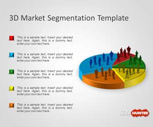 Free 3D Market Segmentation PowerPoint Template Free PowerPoint