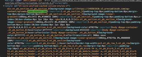 divi no longer outputs inline css after updating aioseop · issue 284