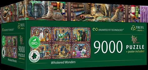 Whiskered Wonders 9000 Piece Jigsaw Puzzle By Trefl Serious Puzzles