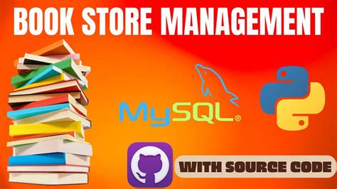 Python Projects Tkinter Gui Book Store Management With Mysql Tutorial