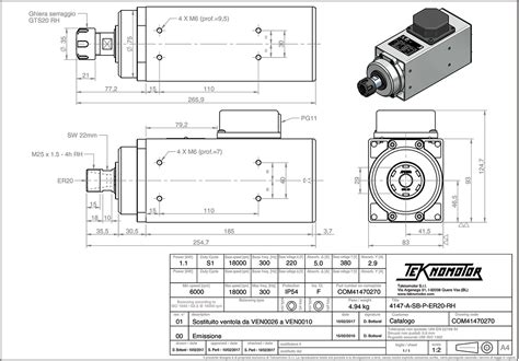4147 A Sb P Er20 Rh 270 Teknomotor S R L