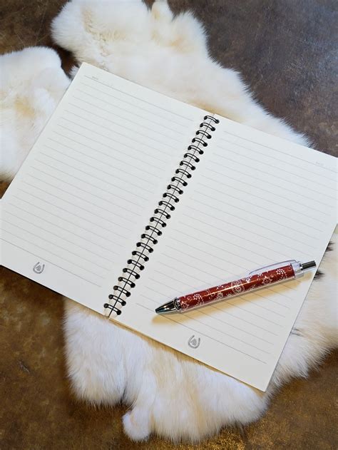 Mini Notebook 8x6 Cowprint Gravel Road Mercantile