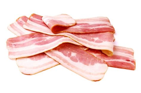 Premium Photo Bacon Isolated On White Background