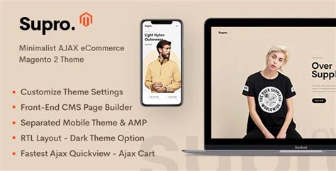 Supro Minimalist AJAX Magento 2 Theme ThimPress