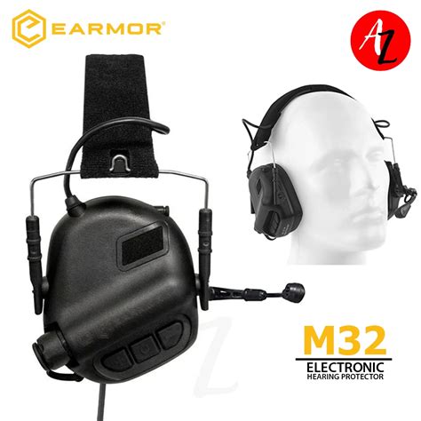 Earmor M32 Mod4 Electronic Protective Communication Headset Hearing