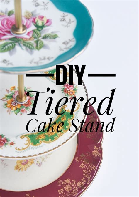 Diy Tiered Cake Stand Eclectic Spark