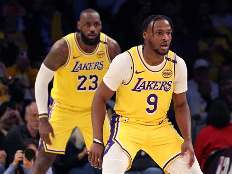 Teammates Lebron And Bronny James Make History As The Nbas First Father Son Duo Wgcu Pbs