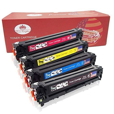 4 Pack CF400X Black Toner Cartridge For HP 201X LaserJet Pro M252dw ...