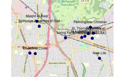 Creating A Point Map From A Csv File In R