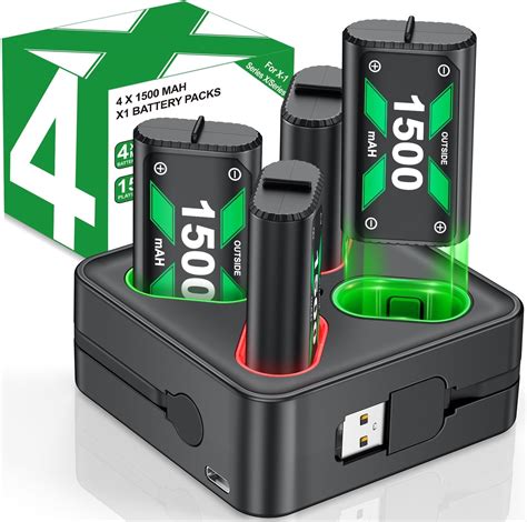 Dinostrike Xbox Rechargeable Battery Pack 4x1500mah