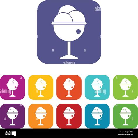 Ice Cream Icons Set Stock Vector Image And Art Alamy