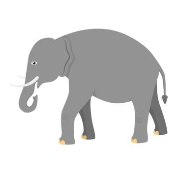 Gray Elephant Clipart Transparent Background Hand Drawn Gray Elephant Clipart Elephant Clipart