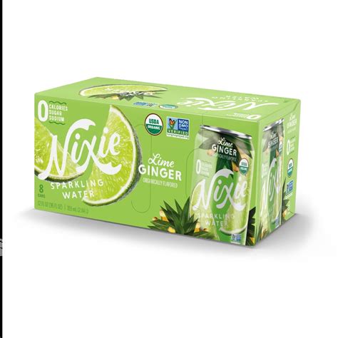 Nixie Sparkling Water Lime Ginger