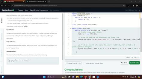 Hackerrank 50 Days Of Code Challenge Inheritance In Java Prince