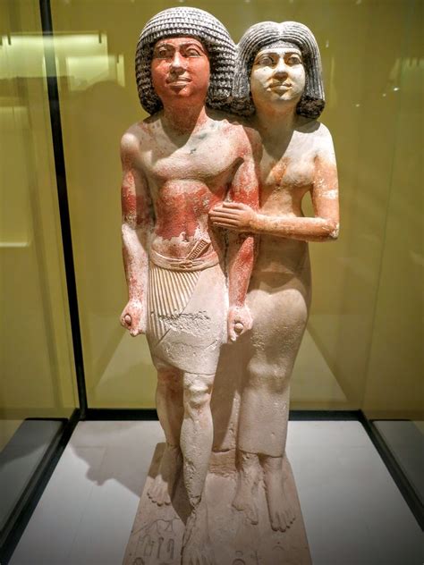 Statue Of Raherka Inspector Of Scribes And Of His Wife M Flickr