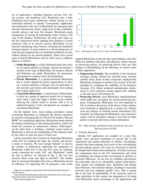 Blockchain And Aiarchitectureschallengesandfuturedirectionsforenablingiov 9 Pdf