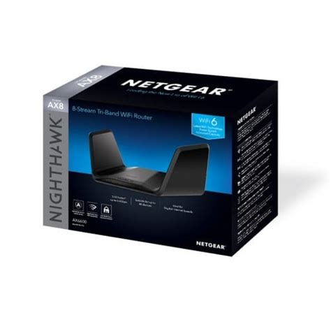 Netgear Nighthawk RAX Tri Band AX Stream AX WiFi Router Vibe Gaming