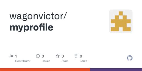 Github Wagonvictor Myprofile