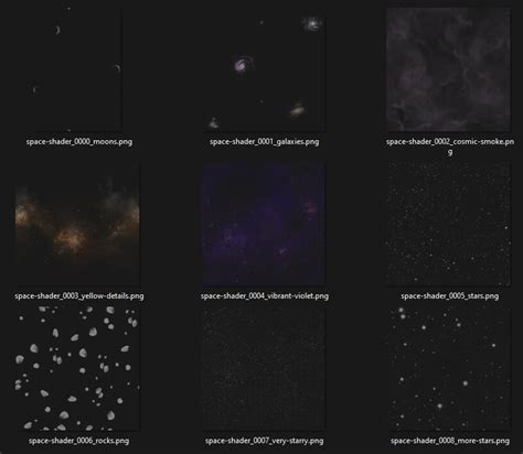 Artstation Fast Sky Endless Space Shader With Custom Parameters