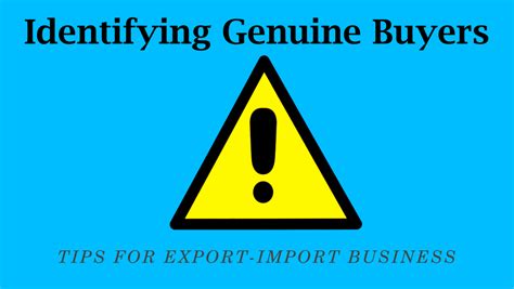 Dont Get Scammed How To Identify Genuine Buyers In The Export Import