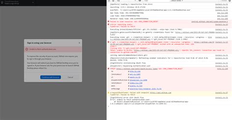 Unable To Login To GitHub Desktop Issue Desktop Desktop GitHub