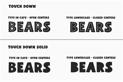 Touchdown Font Cute Inline Font Duo By Ka Designs Thehungryjpeg