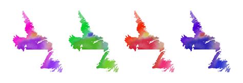 뉴펀들랜드와 래브라도 수채화 지도 벡터 일러스트 레이 션 지도에 대한 스톡 벡터 아트 및 기타 이미지 지도 래브라도