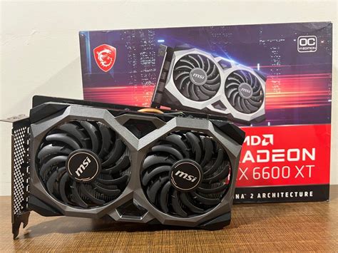Msi Rx 6600 Xt Mech 2x Ocv1 8gb Computers And Tech Parts And Accessories