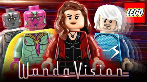 ЛЕГО Ванда Вижн герои сериала в LEGO - YouTube