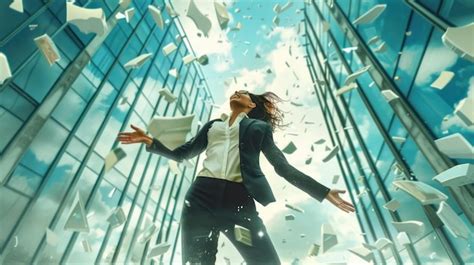 Breaking The Glass Ceiling Gender Equality Wallpaper Premium Ai