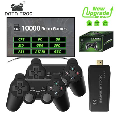 Купить Алиэкспресс DATA FROG Retro Video Game Console 2 4G Wireless