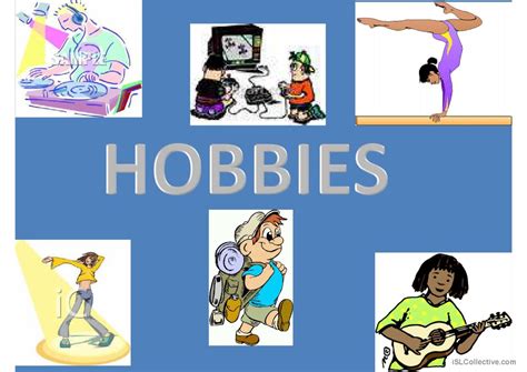 Hobbies English Esl Powerpoints