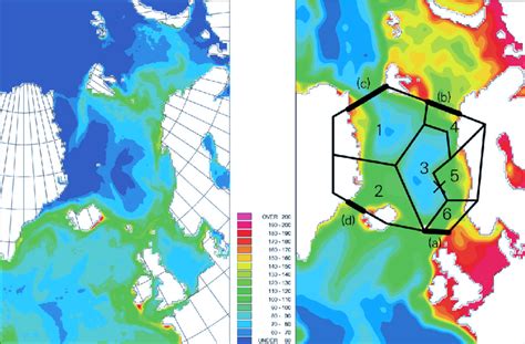 Mean 1981 2004 Modelled Annual Depth Integrated Primary Production Download Scientific