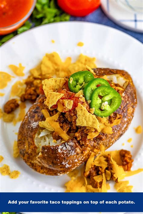 Taco Stuffed Baked Potatoes Flavor Mosaic