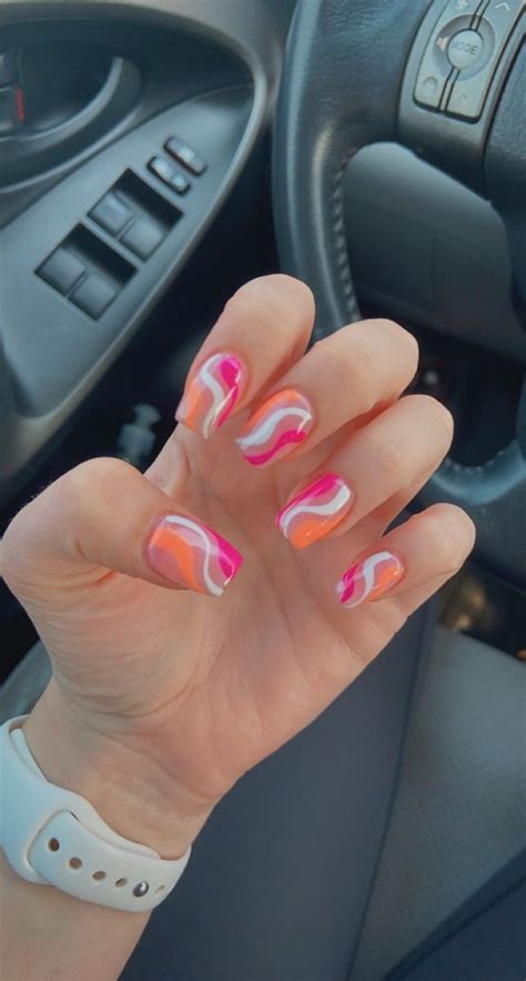 Cute Gel Nails Funky Nails Chic Nails Stylish Nails Pretty Nails