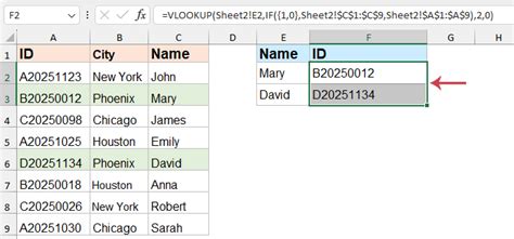 How To Vlookup Values From Right To Left In Excel