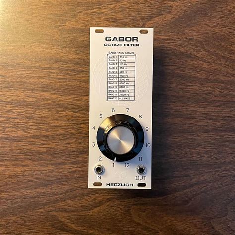 Herzlich Gabor Passive Bandpass Octave Bandk 1613 Style Filter Reverb